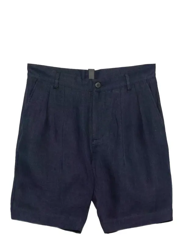 Sease Pleated Shorts - Blue