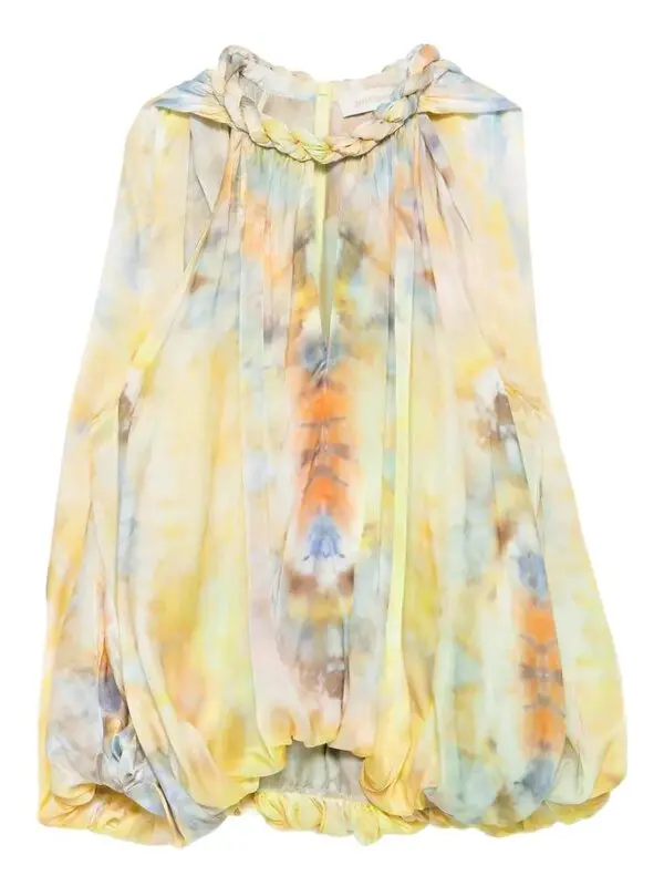 Zimmermann Alchemy Twist Billow Blouse - Yellow
