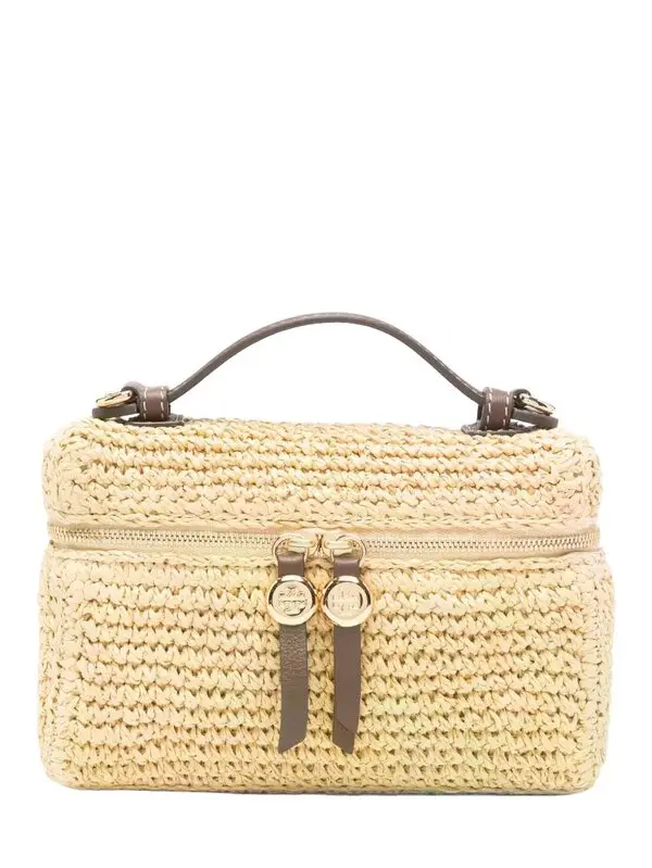 Tory Burch Raffia Mini Bag - Neutrals