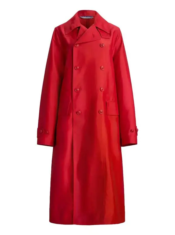 Ralph Lauren Raquel Double-breasted Coat - Red