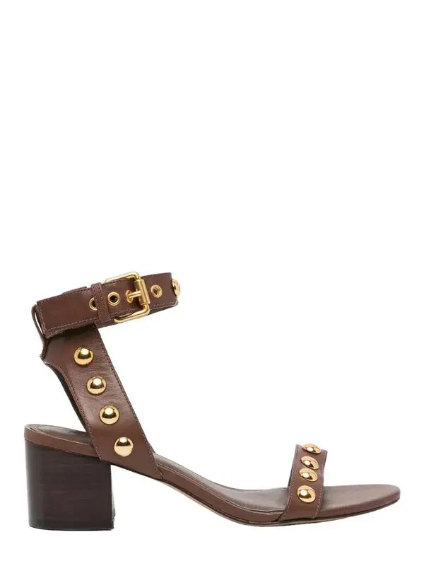 Farm Rio 55mm Stud-embellished Sandals - Brown
