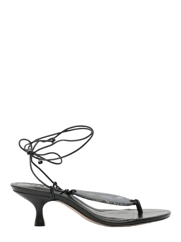 Farm Rio 30mm Stone Sandals - Black