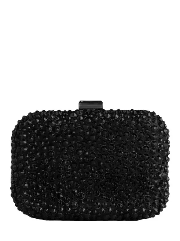 GEMY MAALOUF Crystal-embellished Clutch - Black