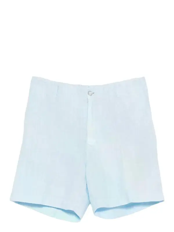 120% Lino Linen Shorts - Blue