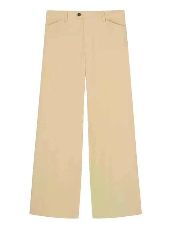 Closed Flap-pocket Trousers - Neutrals