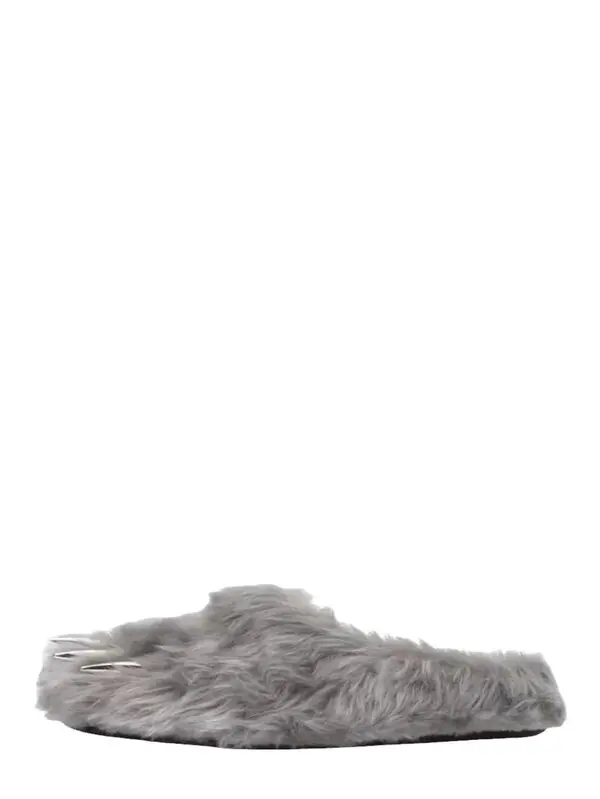 BRAVEST STUDIOS Bear-claw Mules - Grey