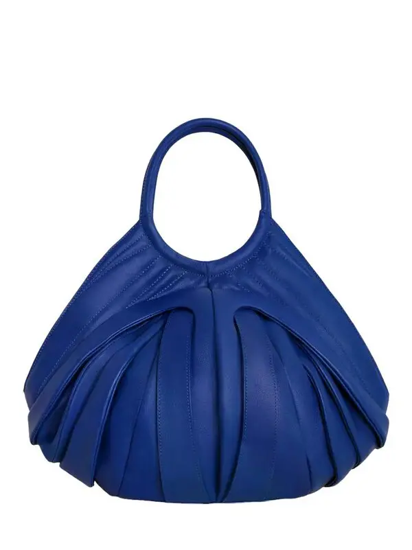 SAIID KOBEISY Twisted Calfskin Bag - Blue