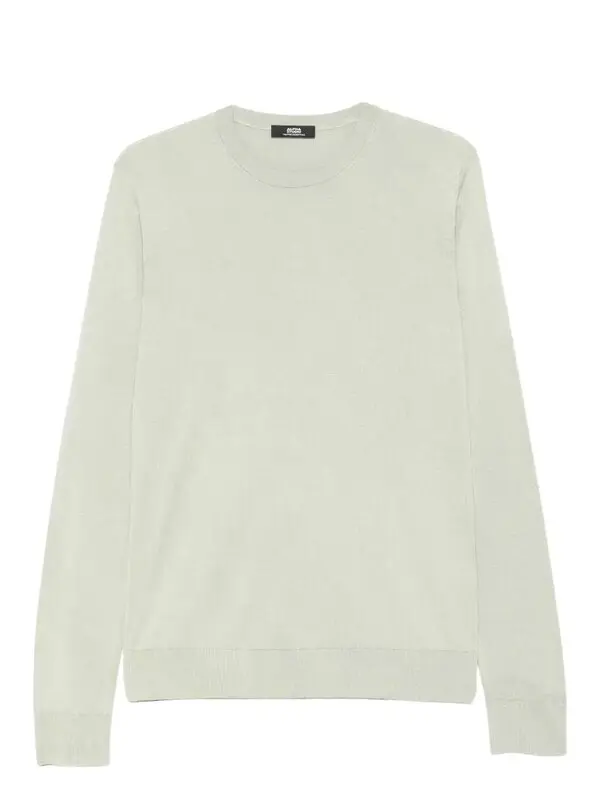 Alpha Studio Crew-neck Sweater - Green