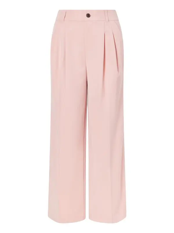 Varley Jayla Twill Wide-leg Pants - Pink