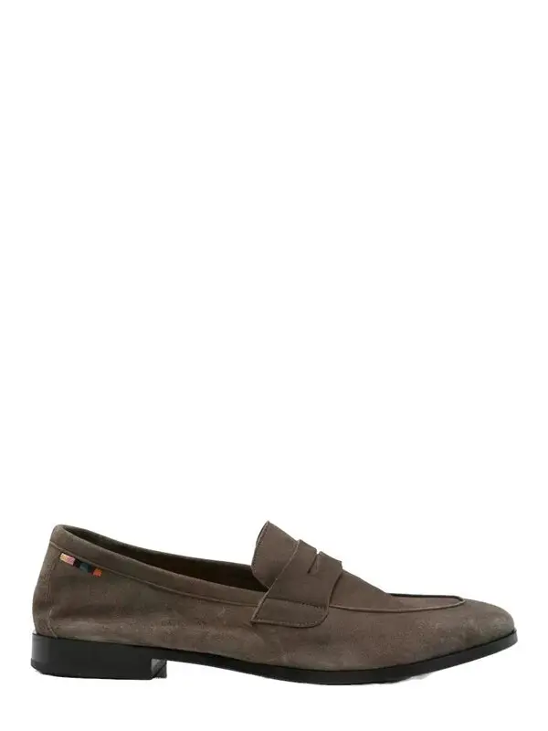 Paul Smith Suede Penny Loafers - Brown