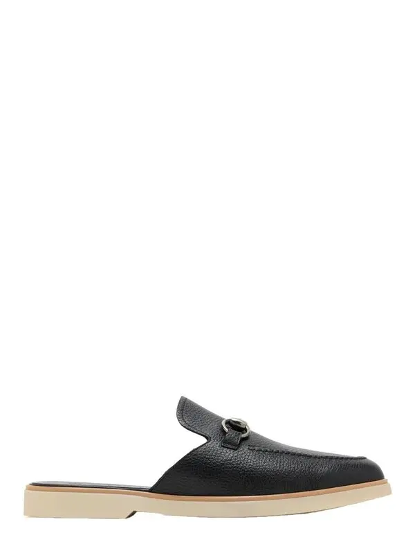 Magnanni Horsebit Mules - Black
