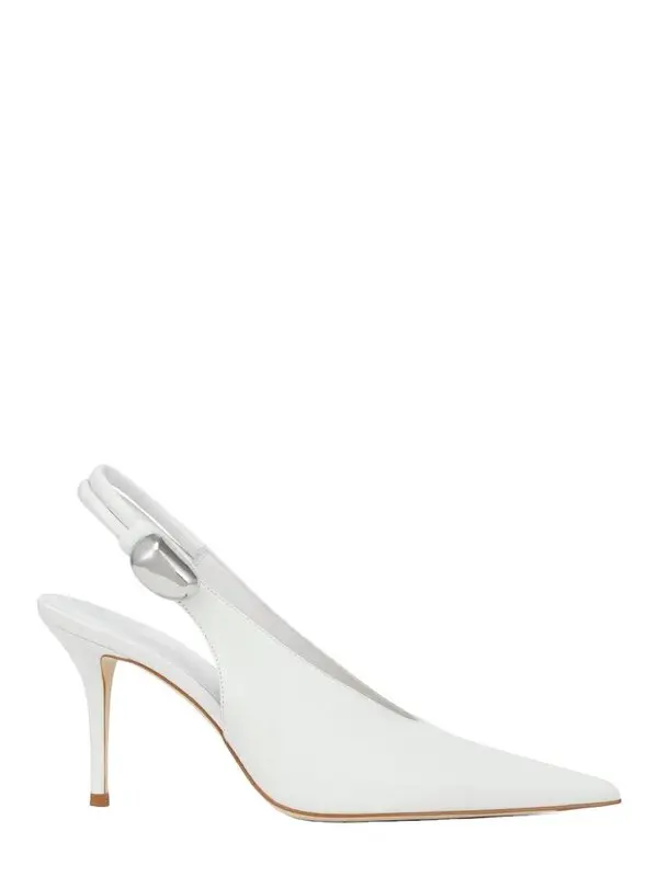 POTAMY Slingback Pumps - White