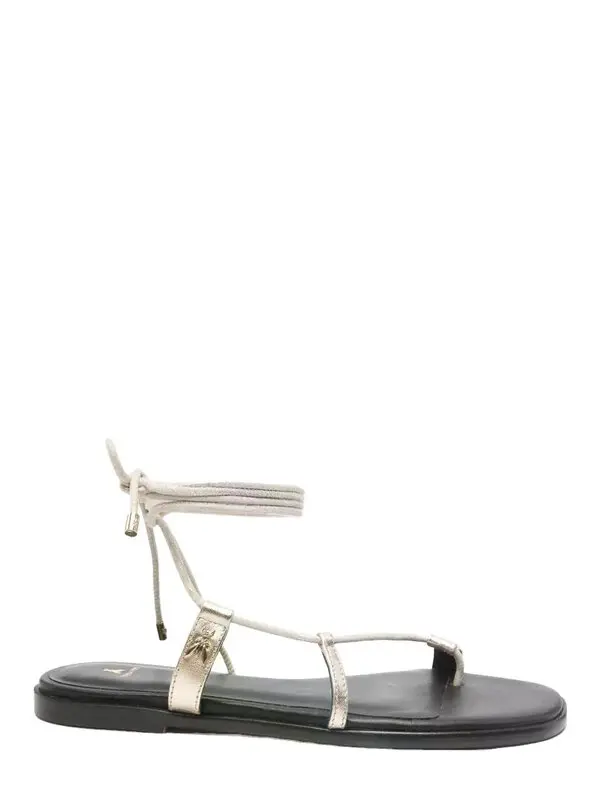 Patrizia Pepe Leather Sandals - Neutrals