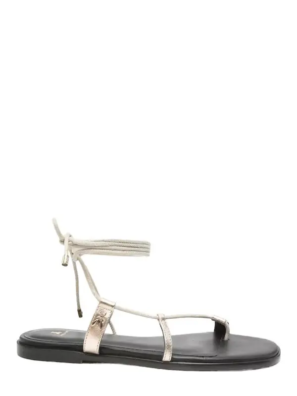 Patrizia Pepe Leather Sandals - Neutrals
