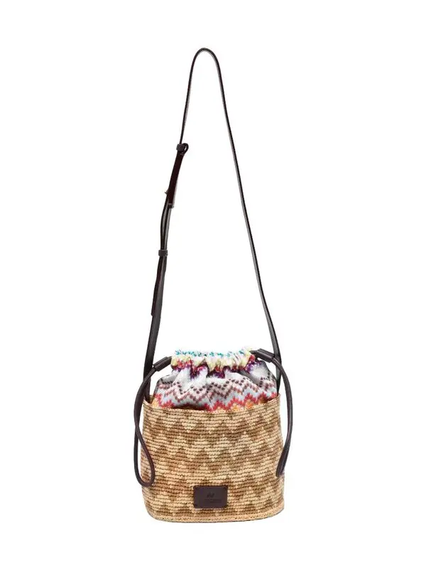 Missoni Small Zig-zag Bucket Bag - Neutrals