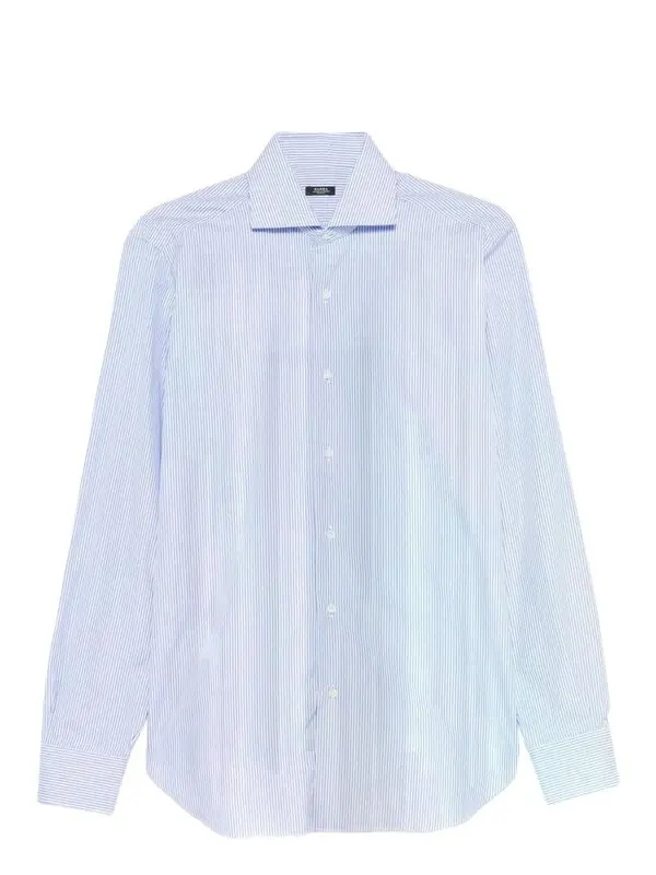 BARBA NAPOLI Striped Shirt - Blue