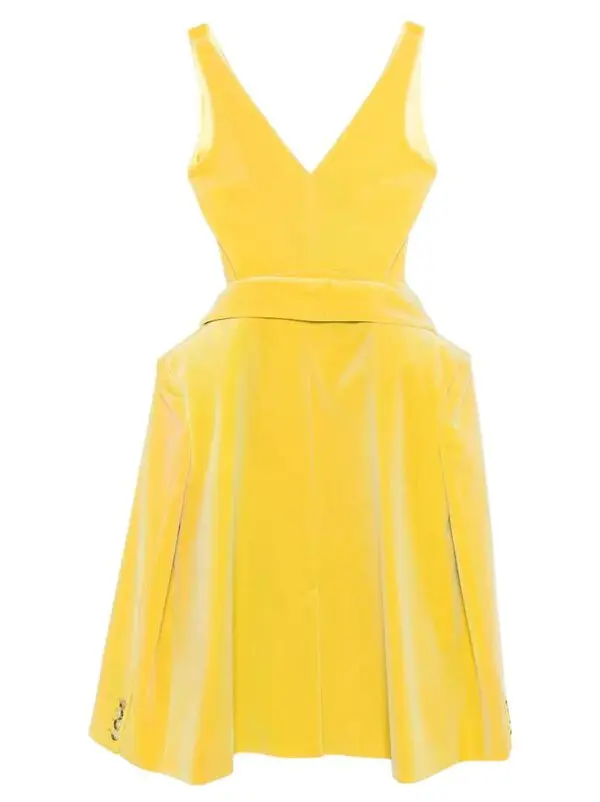 JW Anderson V-neck Maxi Dress - Yellow