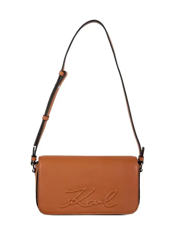 Karl Lagerfeld K/ville Logo-detail Shoulder Bag - Brown