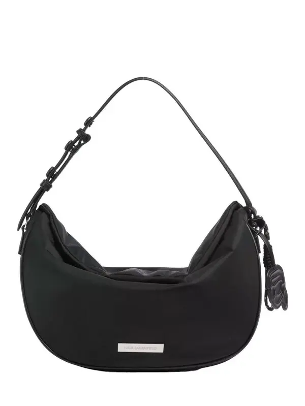 Karl Lagerfeld Ikon Shoulder Bag - Black