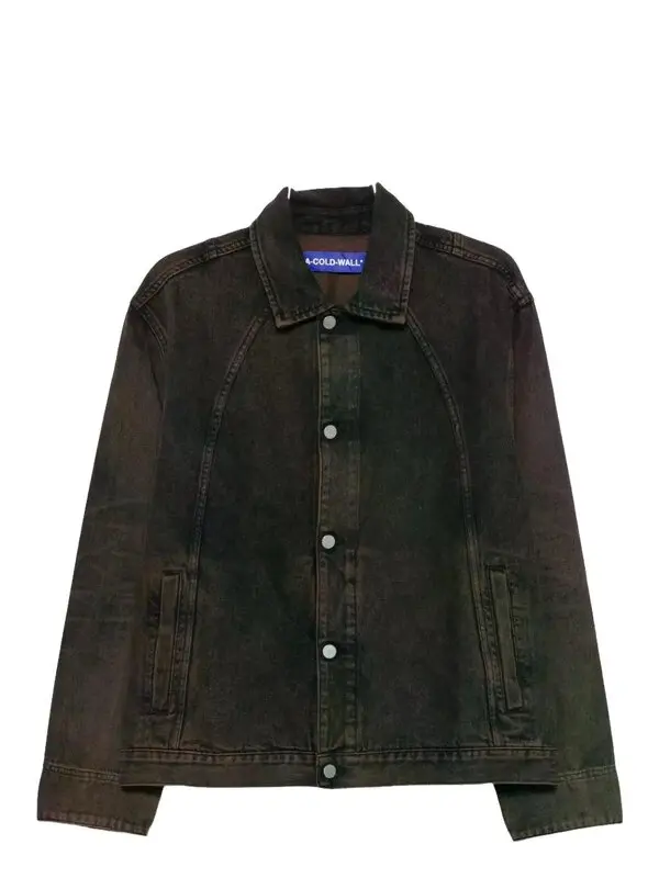 A-COLD-WALL* Cromer Dyed Panelled Denim Jacket - Brown