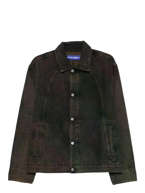 A-COLD-WALL* Cromer Dyed Panelled Denim Jacket - Brown