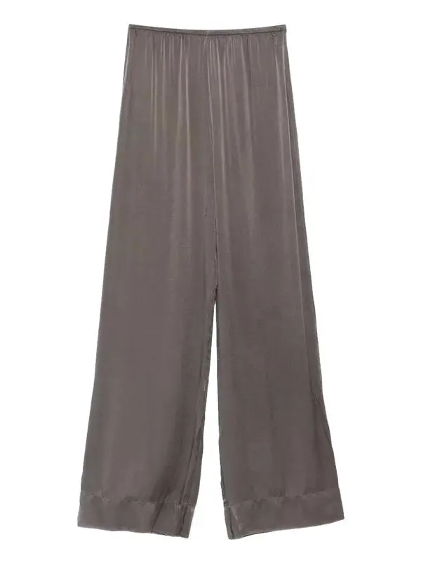 PRIVATE 0204 Elasticated Palazzo Pants - Grey