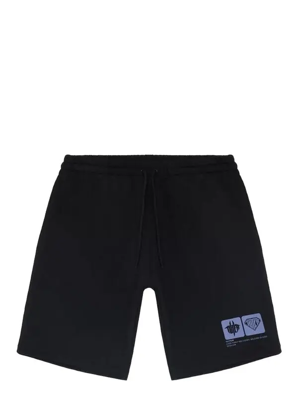 IUTER Graphic-print Sweatshorts - Black