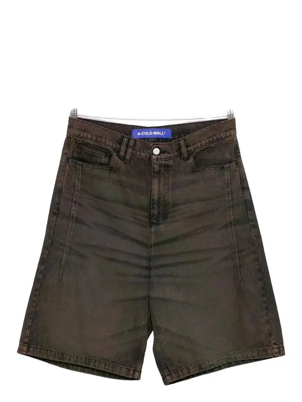 A-COLD-WALL* Cromer Panelled Shorts - Brown