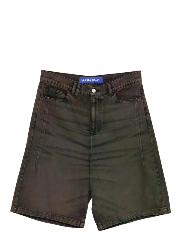 A-COLD-WALL* Cromer Panelled Shorts - Brown