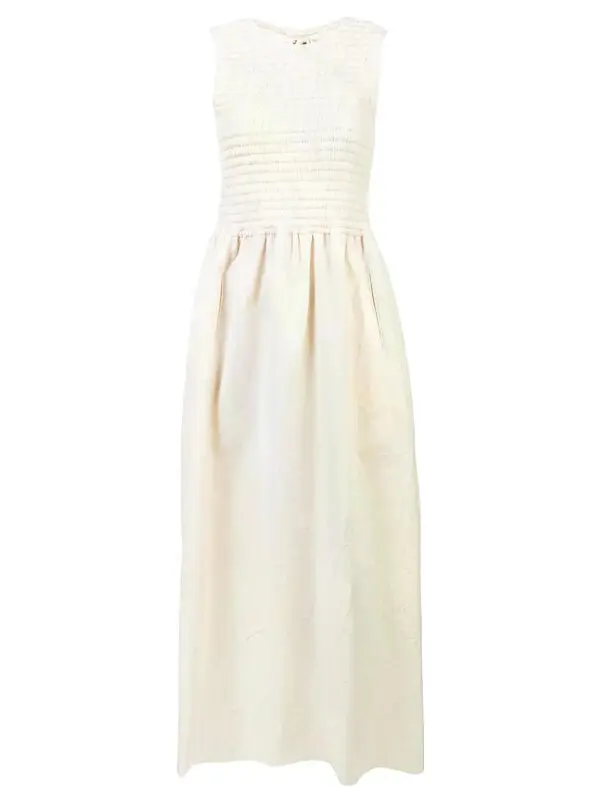 UMA WANG Long Sleeveless Dress - Neutrals