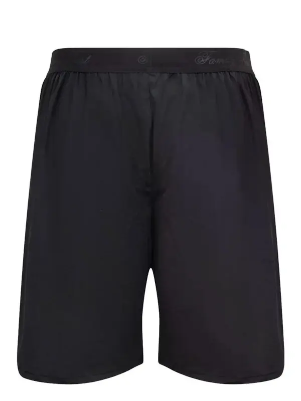 FAMILY FIRST Logo-waistband Shorts - Black