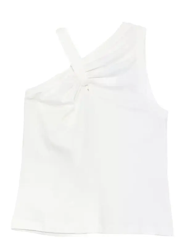SOLOTRE Knot Sleeveless Top - Neutrals