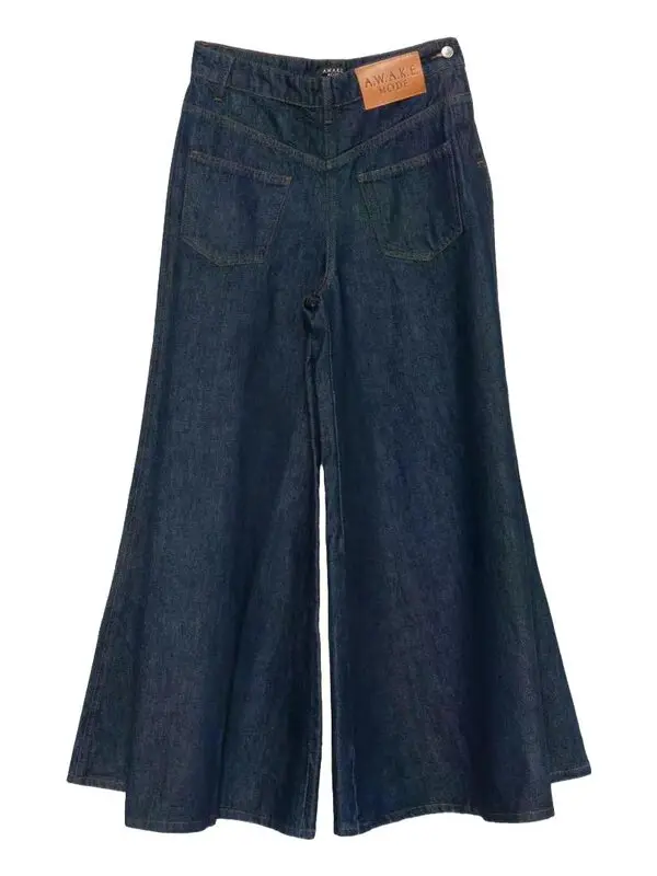 A.W.A.K.E. Mode Mirror Wide-leg Jeans - Blue