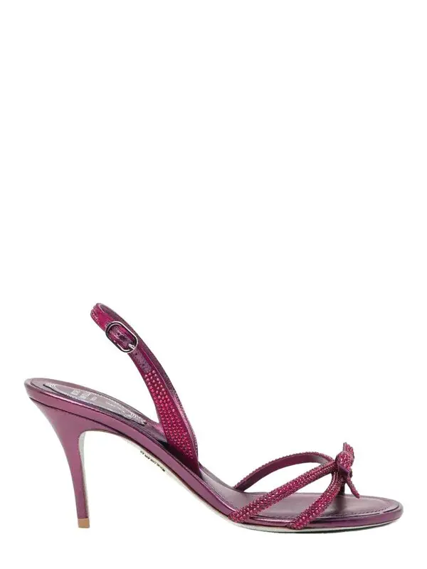 Rene Caovilla Embellished Strappy Sandals - Red
