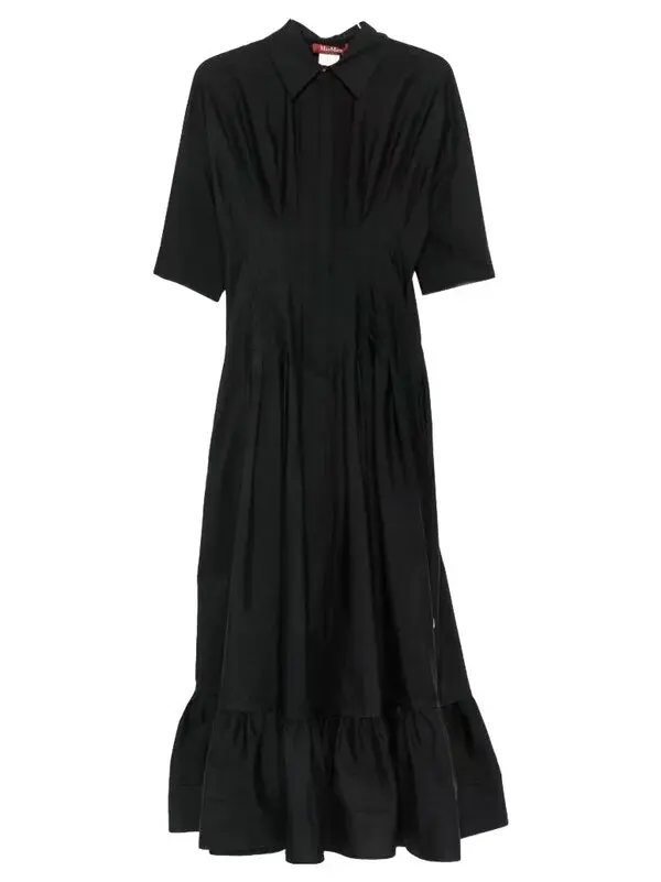 Max Mara Cotton Maxi Dress - Black