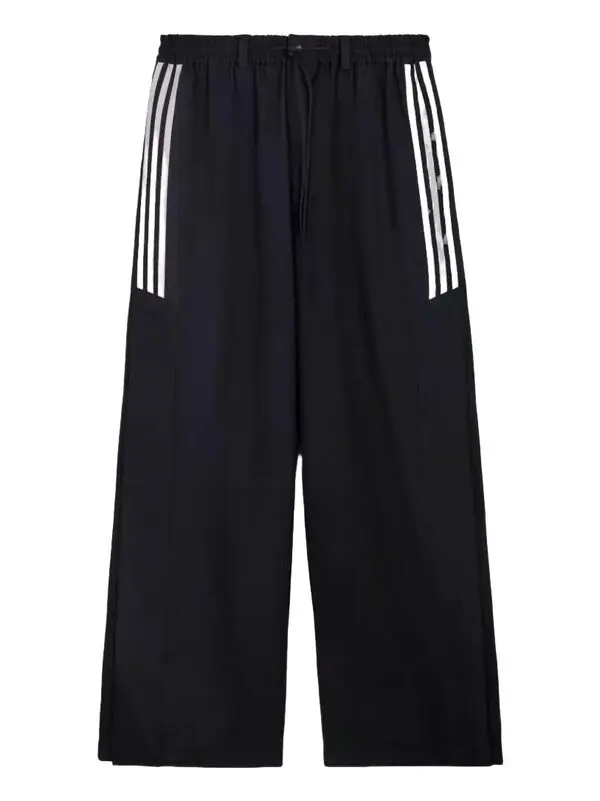 Y3 Striped Trousers - Black