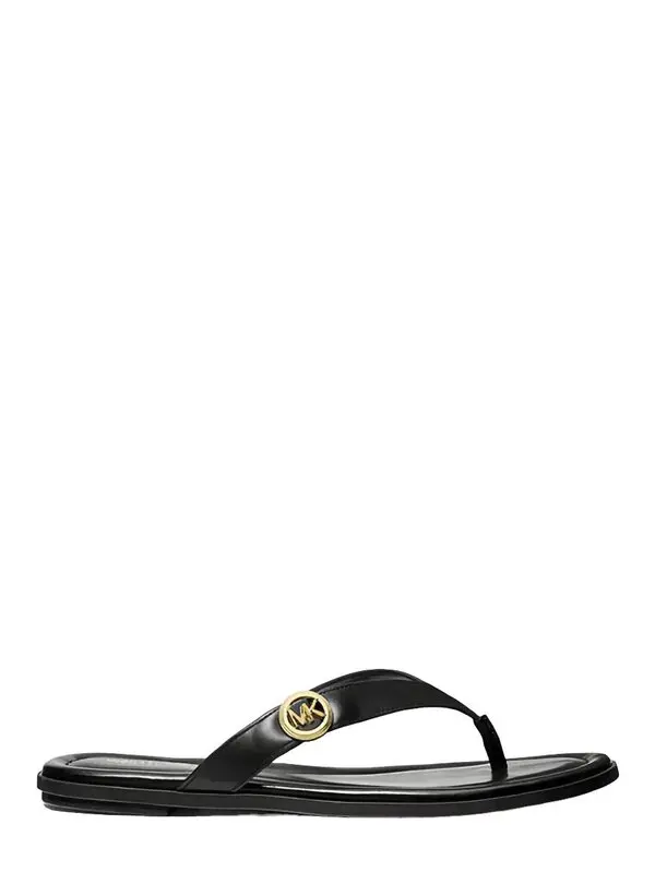 Michael Kors Erin Leather Sandals - Black