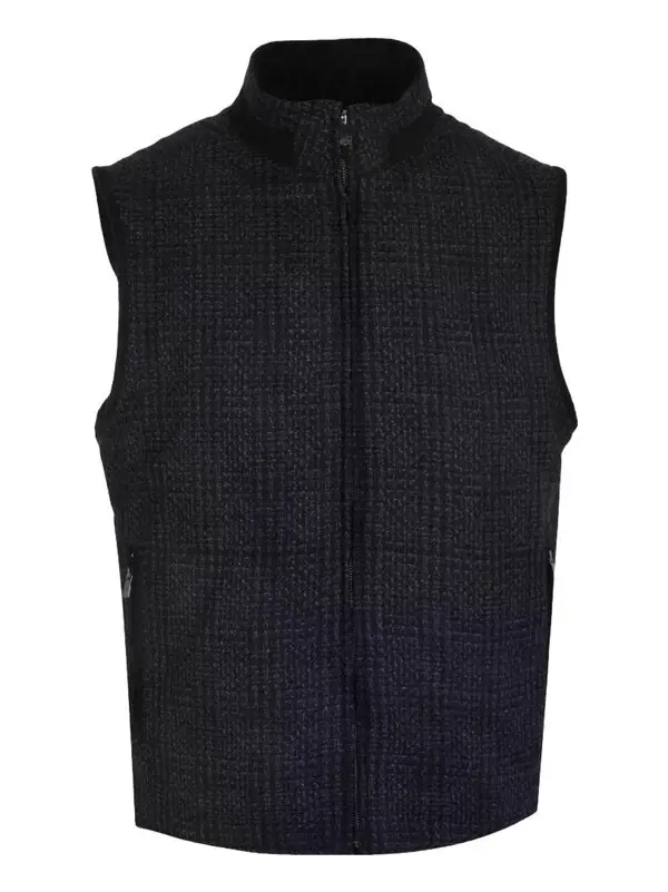 Corneliani Zip Outdoor Waistcoat - Grey