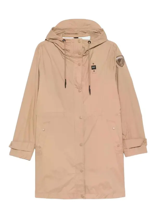 BLAUER. Hooded Parka - Neutrals