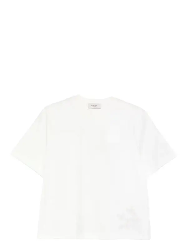 Agnona Embroidered T-shirt - White