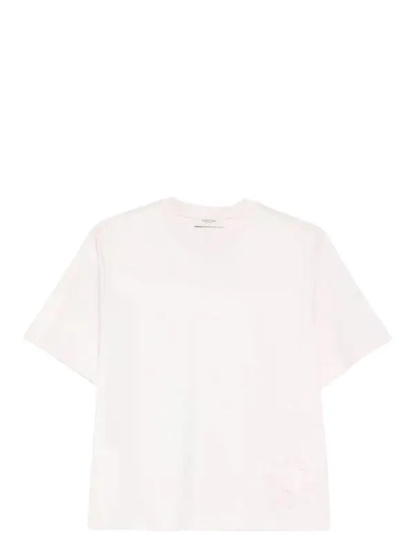 Agnona Embroidered T-shirt - Pink