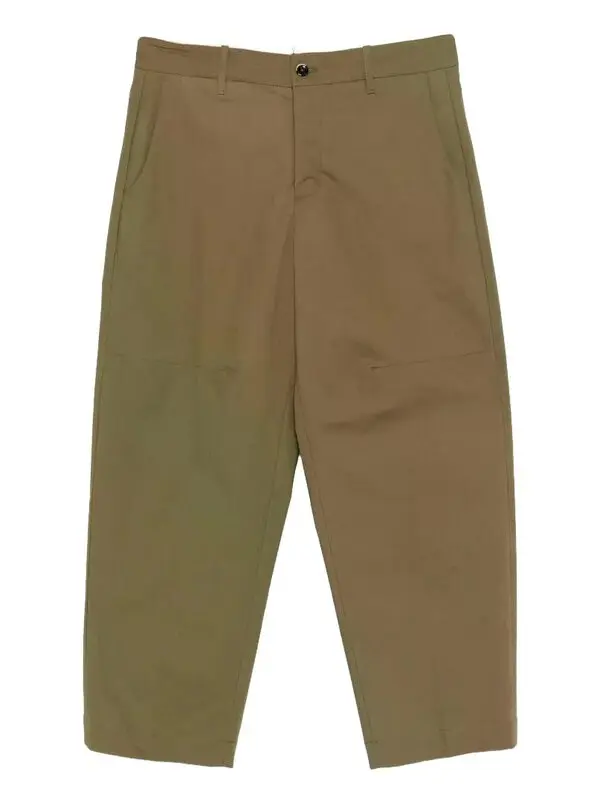 NINE:INTHE:MORNING Franco Belt-loop Trousers - Green