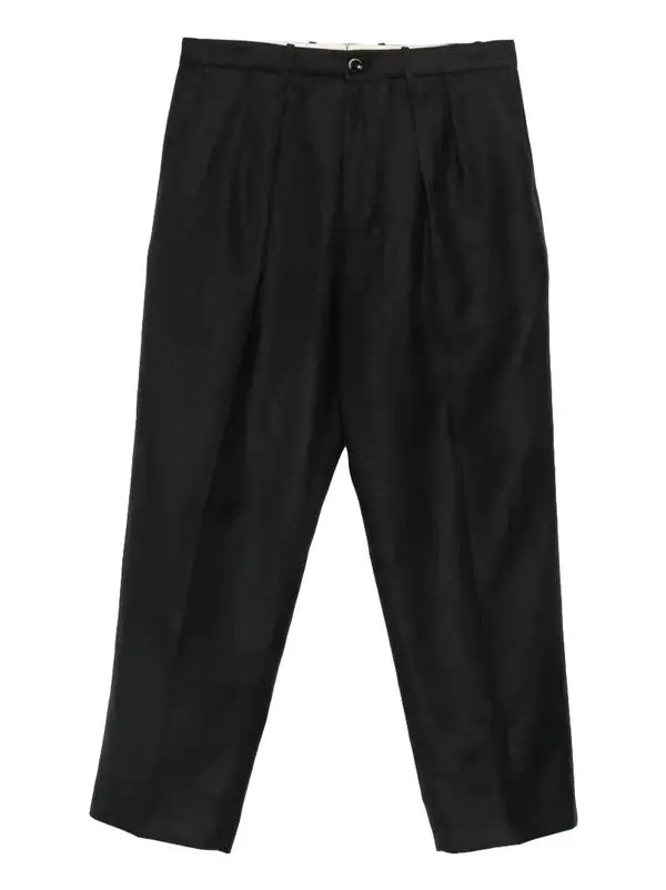 NINE:INTHE:MORNING Kai Pleated Trousers - Black