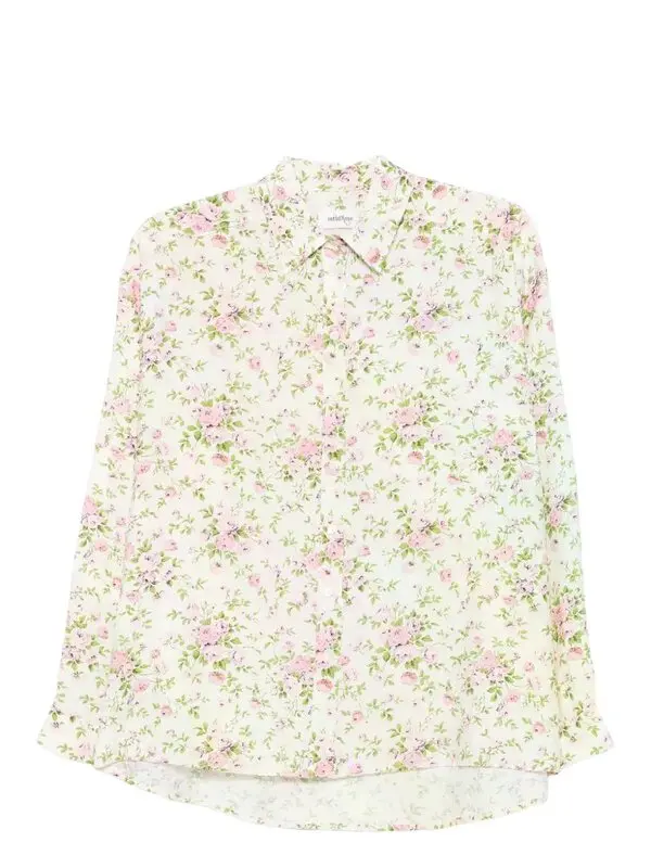 OTTOD'AME Floral-print Shirt - Neutrals