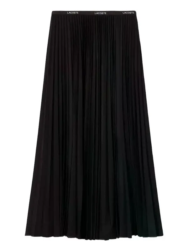 Lacoste Pleated Maxi Skirt - Black