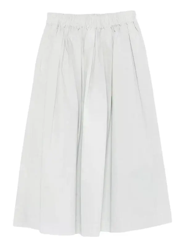 MY MYTHS Midi Skirt With Elastic Waist - Grey