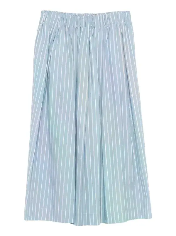 MY MYTHS Striped Midi Skirt - Blue