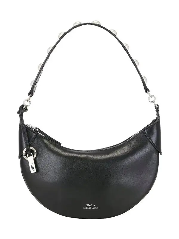 Polo Ralph Lauren Stud-embellished Shoulder Bag - Black