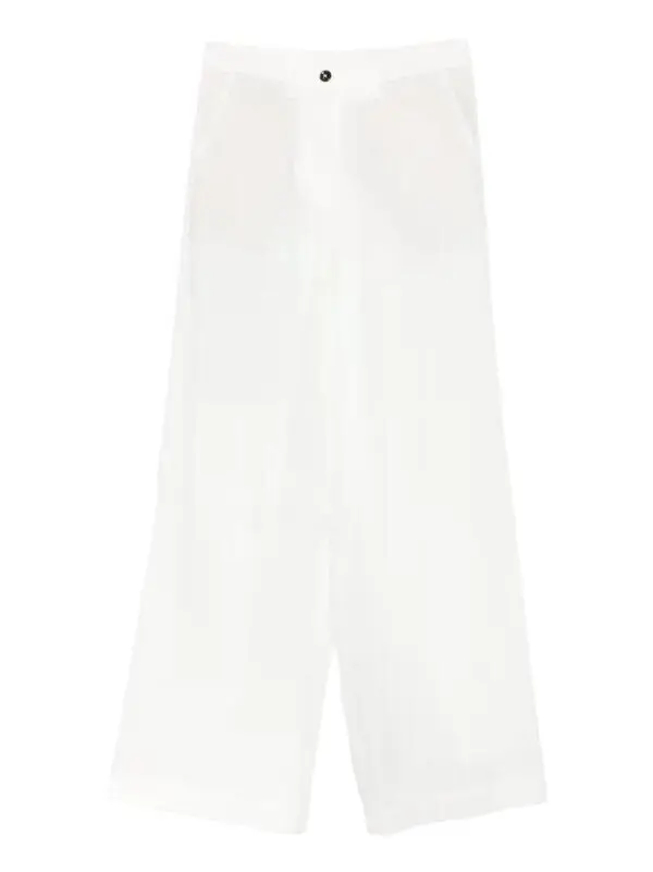 NINE:INTHE:MORNING Karen Button Trousers - White