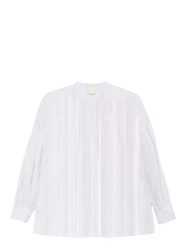 Aspesi Buttoned Striped Shirt - White